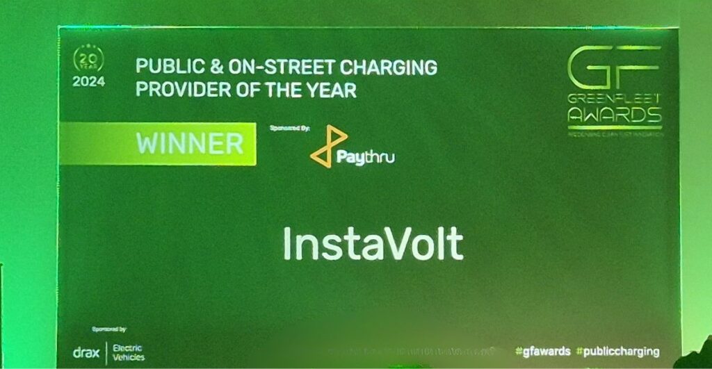 InstaVolt Named Public & On-Street Charging Provider of the Year at ...