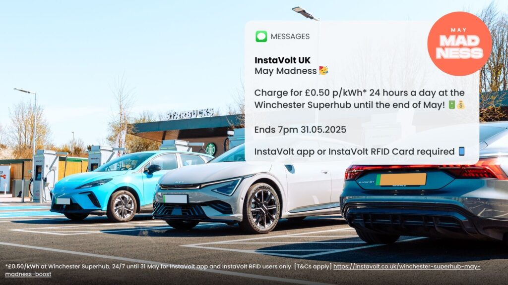 The UK's Favourite EV Chargers | Rapid, Local EV Charging | InstaVolt