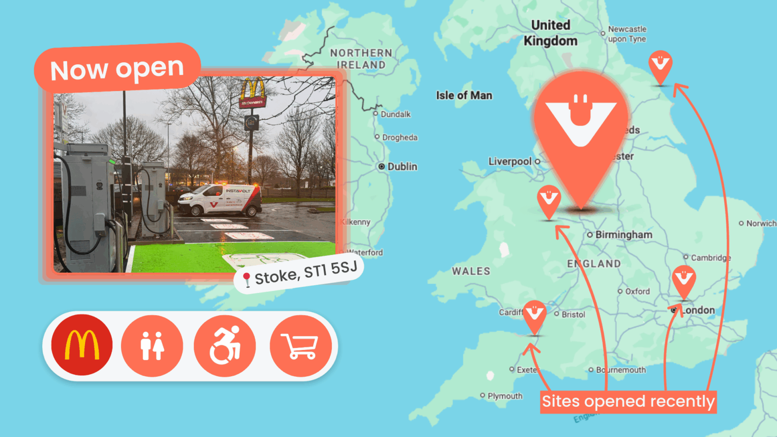 New InstaVolt EV charging site now live at Festival Heights Retail Park ...